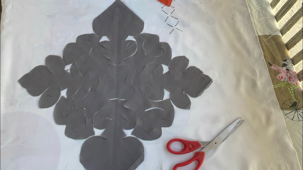 Aplic Work Cutting design √ Applique Sindhi's Beauty Sindhi tukk Sindhi ...