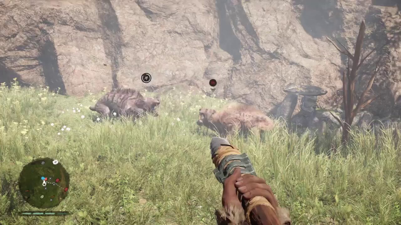Far Cry® Primal Sabertooh tiger vs Bloodfang sabertooth tiger HD - YouTube