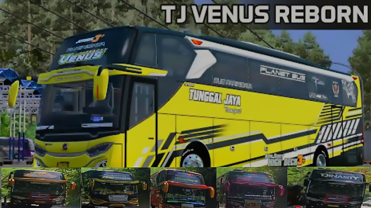 BUS TUNGGAL JAYA VENUS PLANET BUS BASURIBUS ARTIS ANDROMEDA DINASTY BAD ...