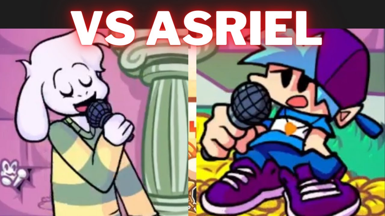 Friday Night Funkin vs Asriel Fnf Mod Full Week - Perfect Combo - His ...