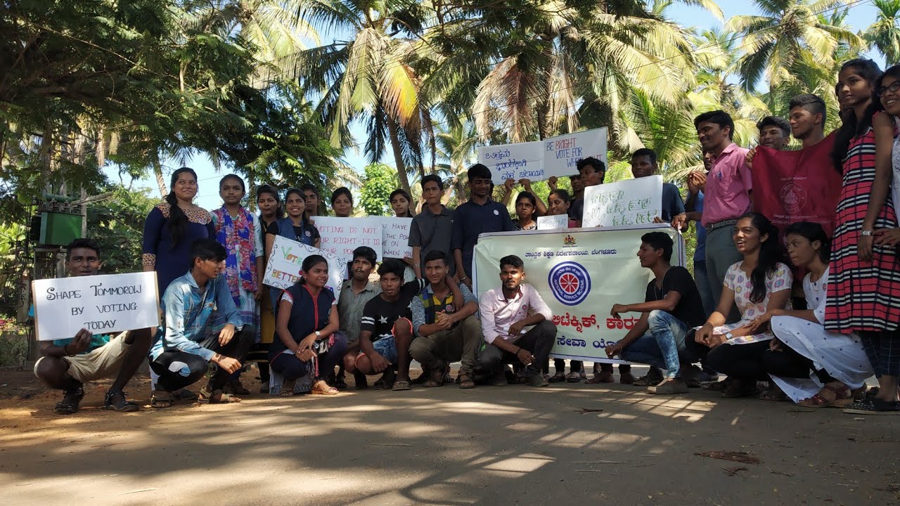 Voting awareness # government polytechnic college karwar#Nss2019 - YouTube