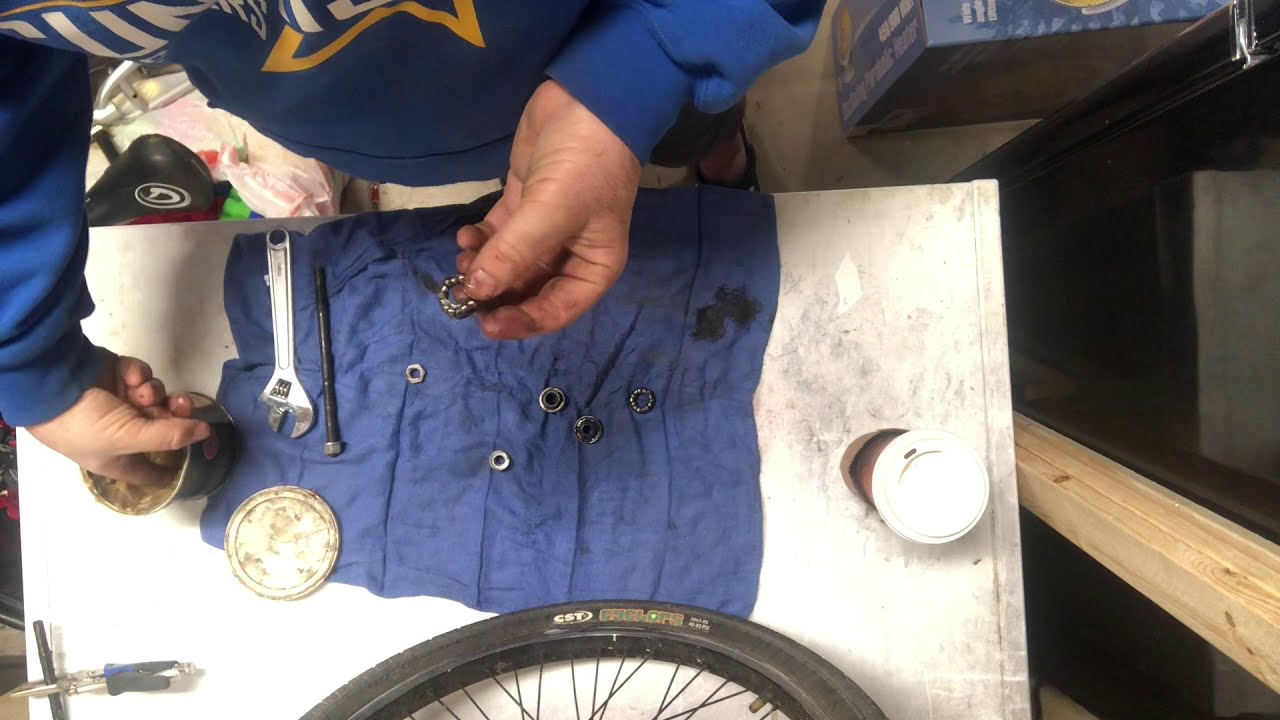 BMX Bicycle Axle Replacement - YouTube