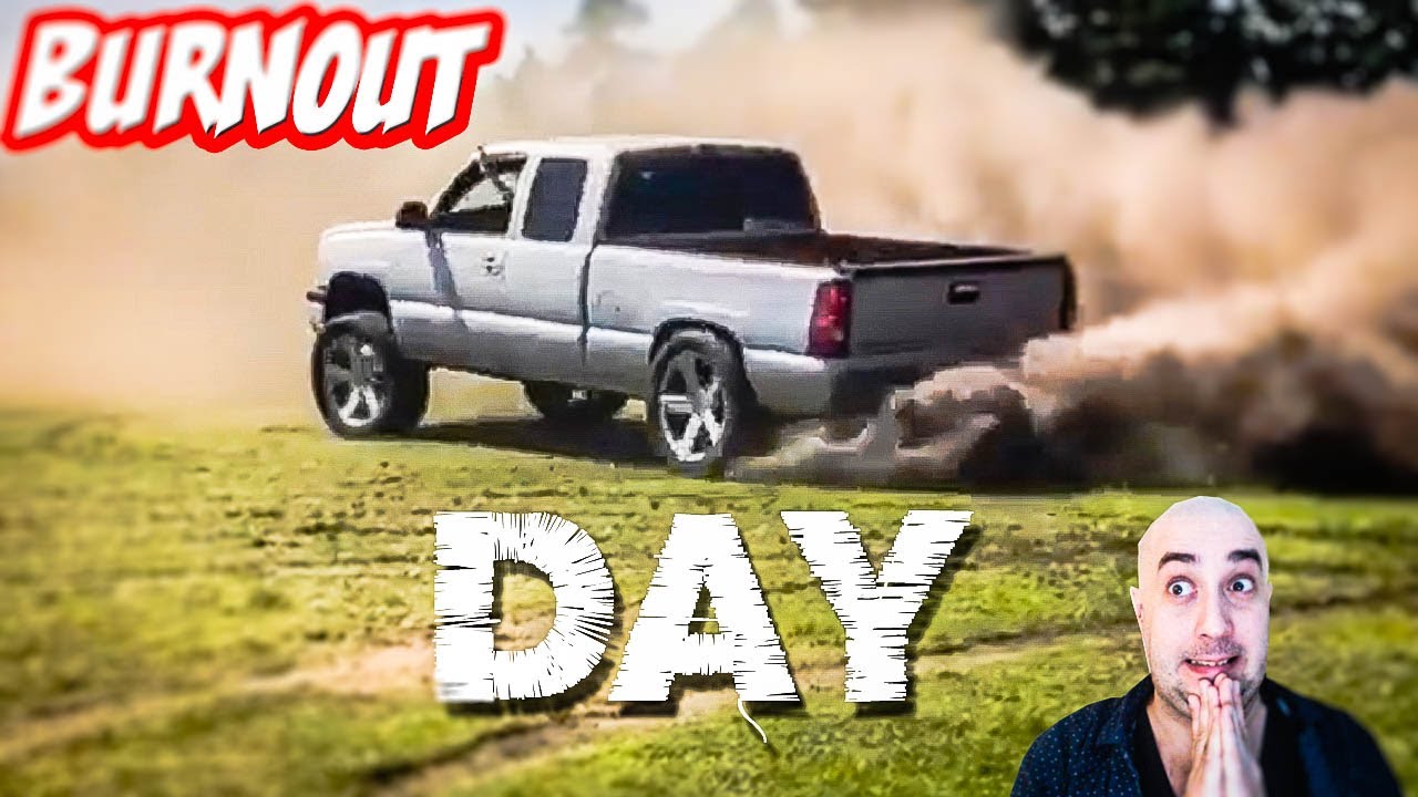 Burnout and Donuts Day On Lifted and Squatted Trucks 2k24 - YouTube