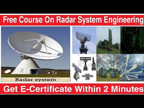 Radar Systems Engineering Course I Radar System Engineering Certificate ...