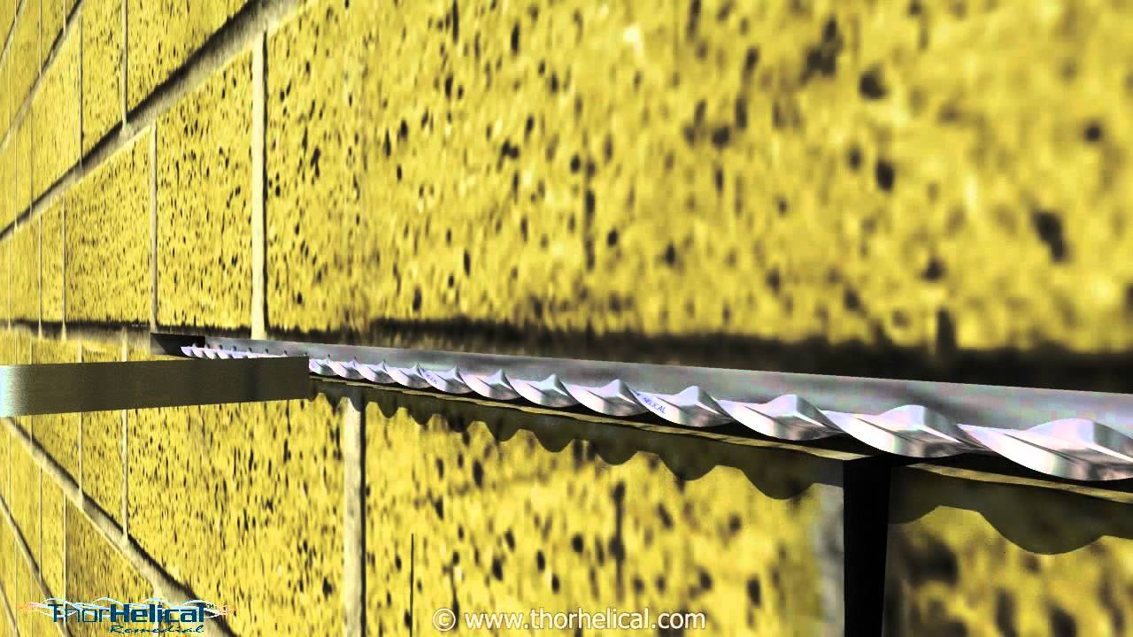 Crack Repair using Thor Heliforce Bars and W60 Flexi Grout - YouTube