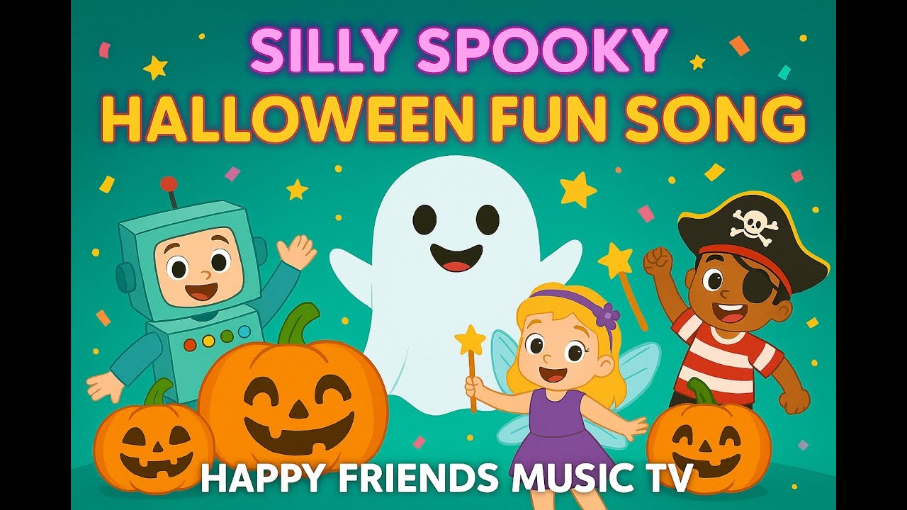 Silly Spooky Halloween Fun Song for Kids | Not-Scary Dance | Happy ...