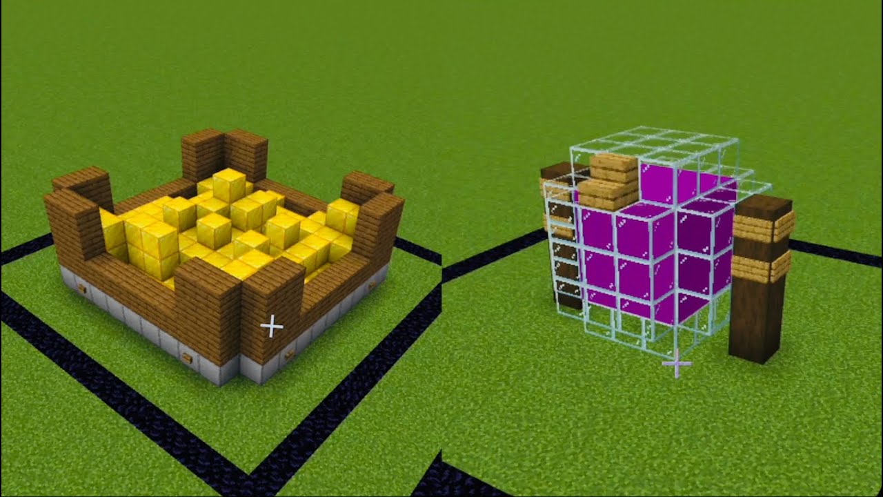 How to build: Lv 1 Gold and Elixir Storage in Minecraft (Speedbuild ...