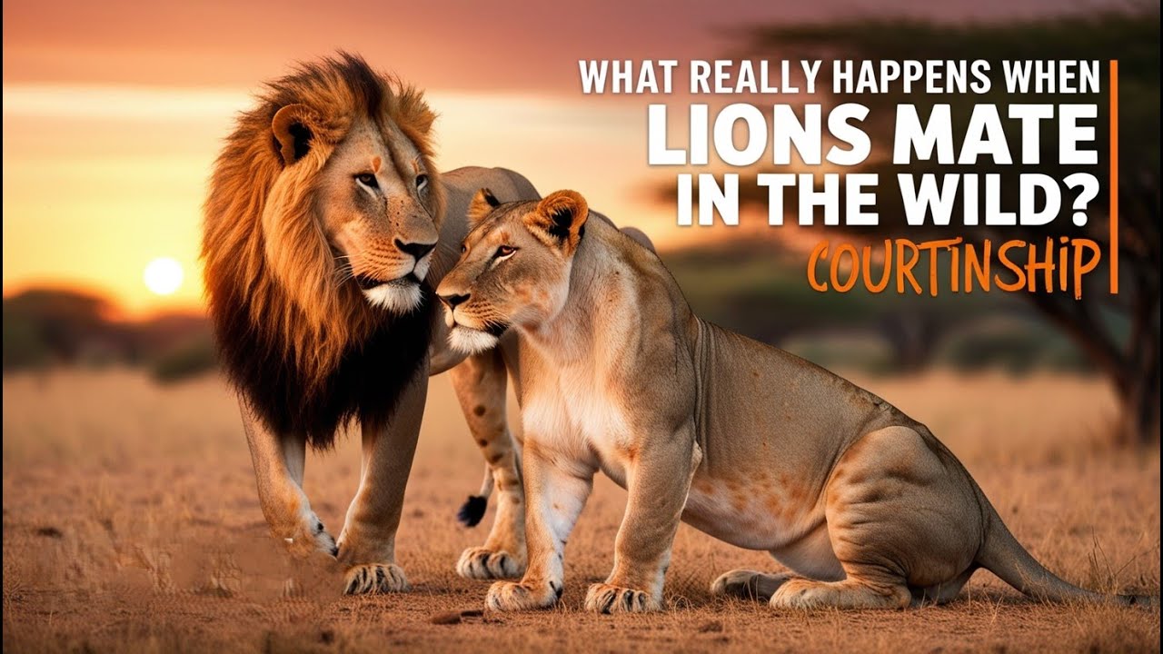What Really Happens When Lions Mate in the Wild#lion #science #wildlife ...