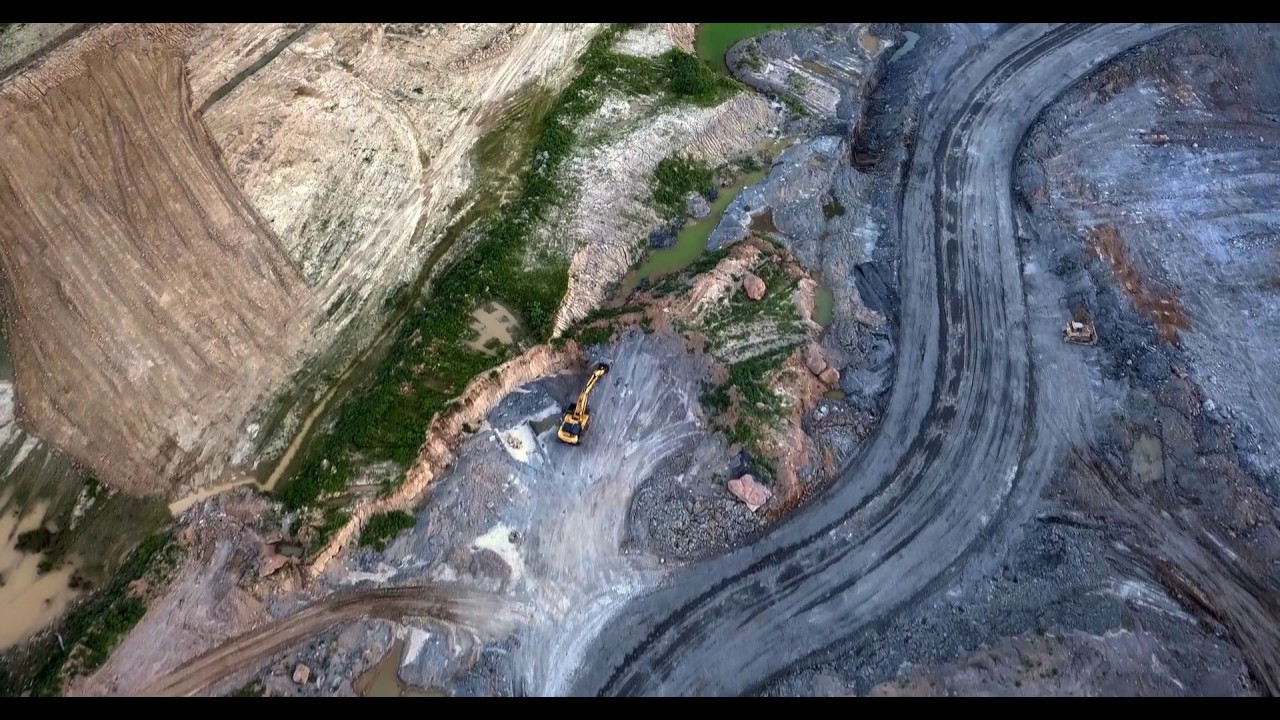 Aerial Footage of Coal Mining - YouTube