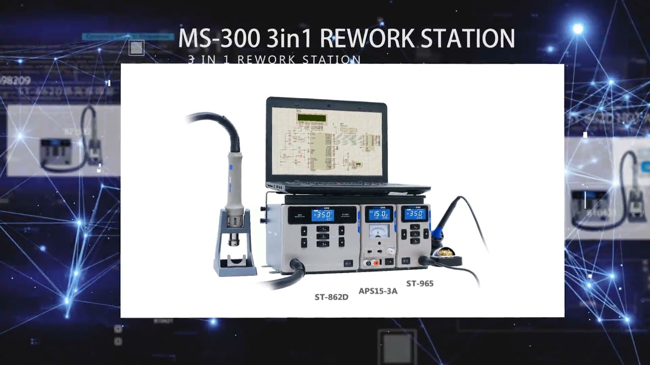 Atten MS-300/MS-500 3 in 1 Rework Station Introduction - YouTube