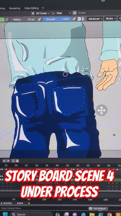 how to create 2d animation #blender #2d animation - YouTube