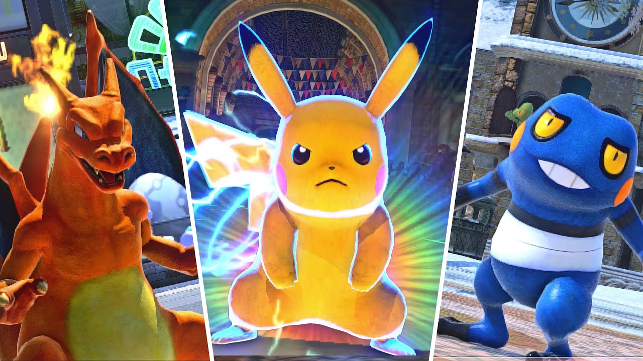 pokemon pokemon 3d Game Pokkén Tournament Nintendo Switch [4k 60fps ...