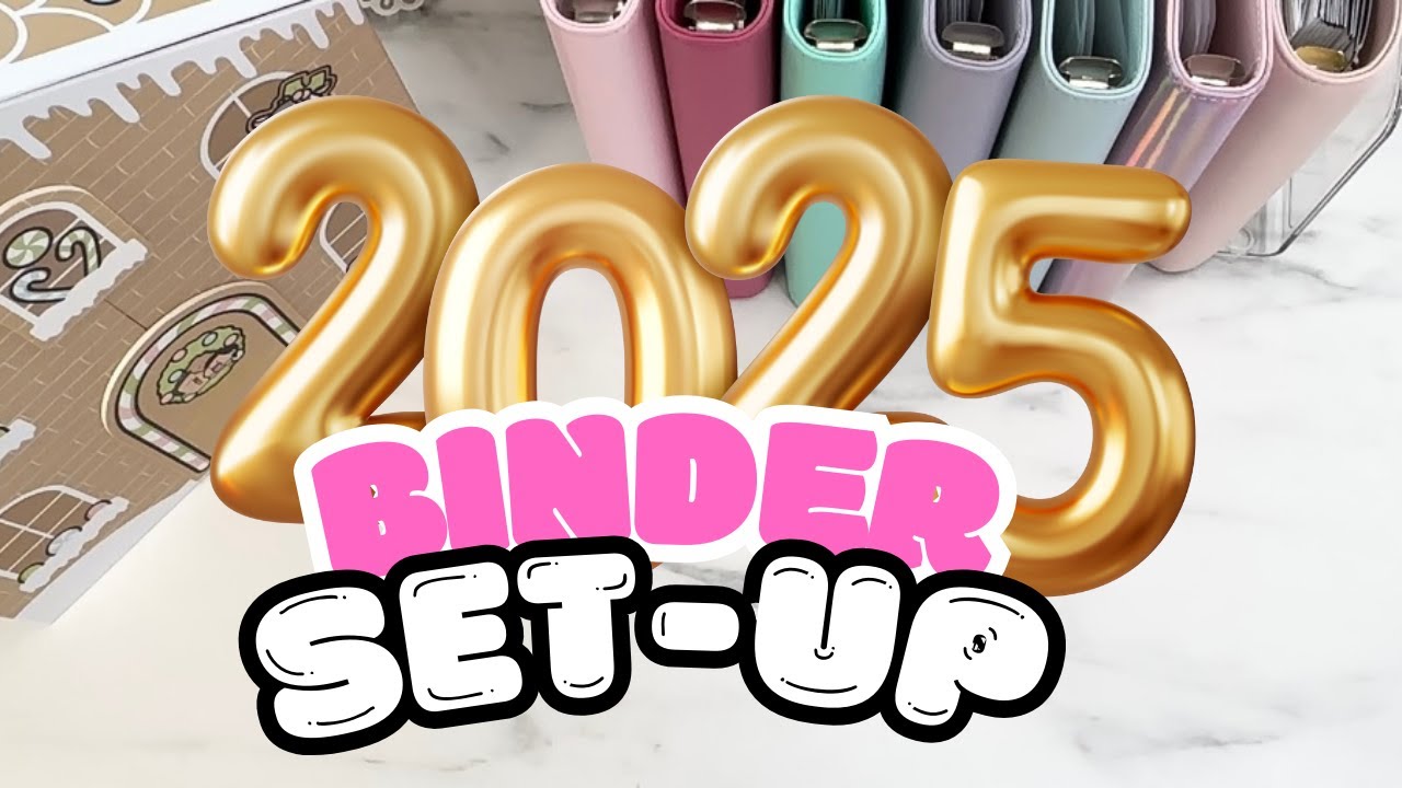 2025 Binder Set-Up | Unboxing Advent Calendar @hubmanchubgirlstore - YouTube