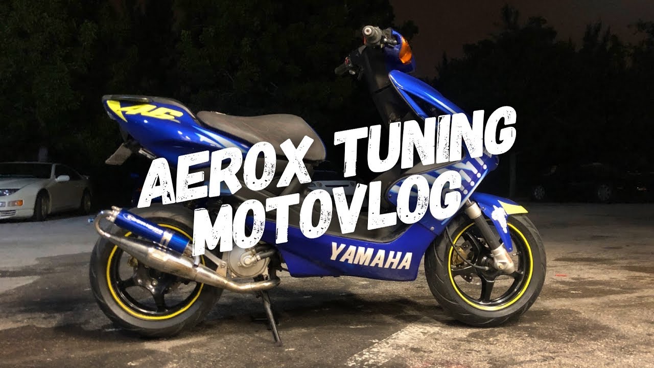 YAMAHA AEROX TUNING - YouTube
