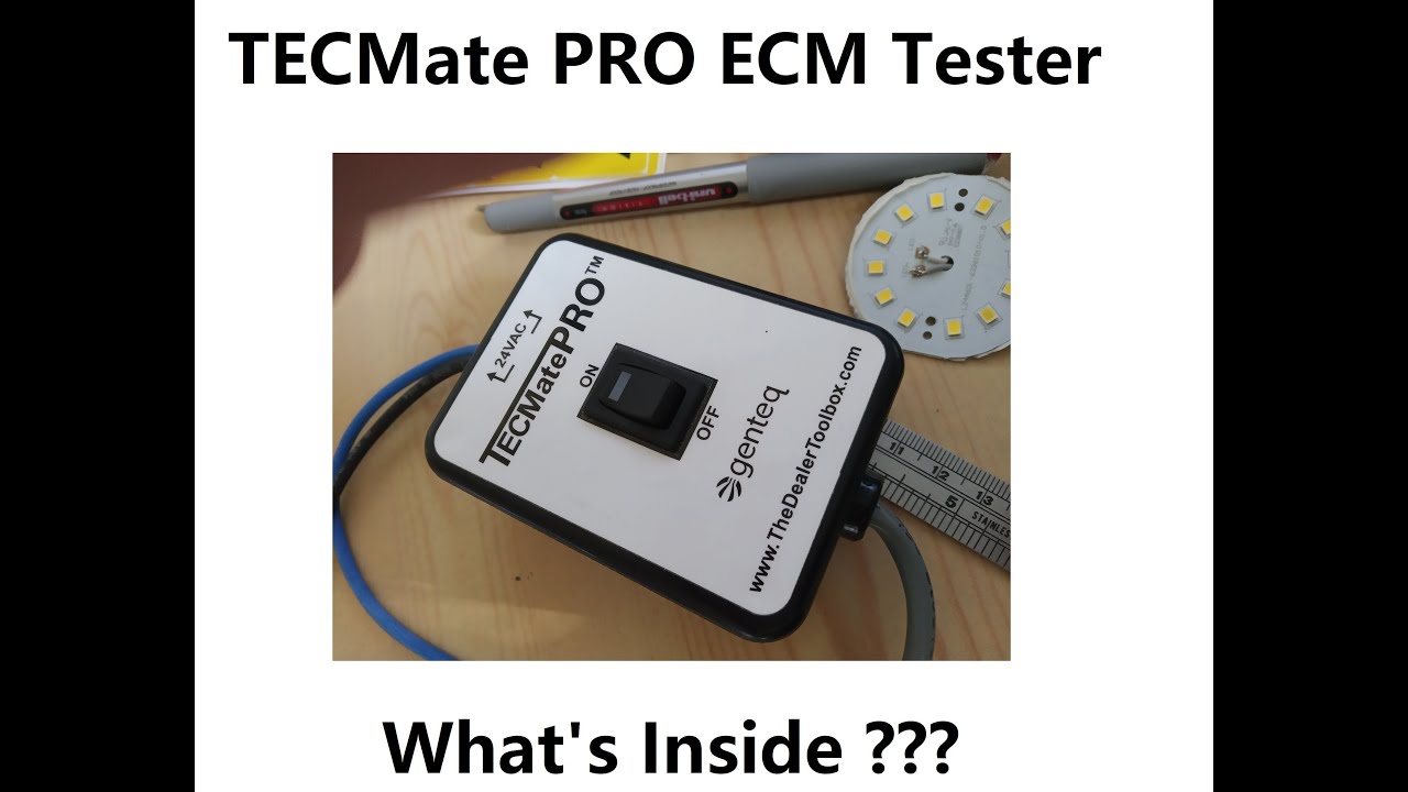 Tecmate Pro Teardown (Furnace ECM Motor Diagnostic Tool ) - YouTube