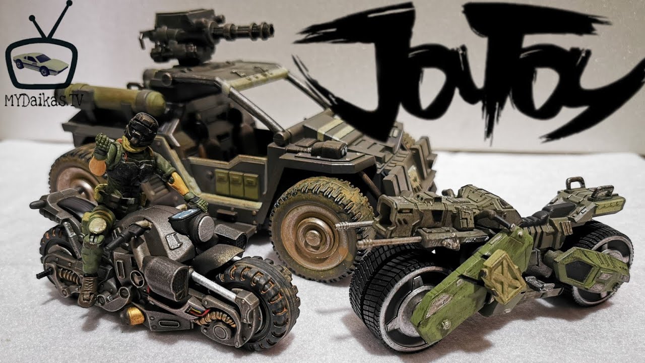Joy Toy Military Vehicle Cheetah Motor Rhino Assault 1/25 Review - YouTube