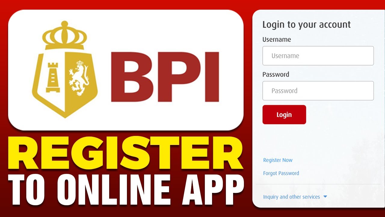 How To Register To BPI Online App (2025) - YouTube