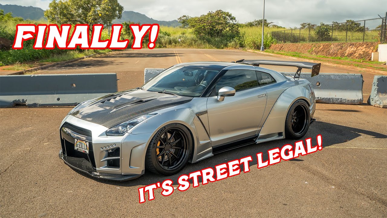 THE STRUGGLE OF LEGALIZING MY WIDEBODY GTR IN HAWAII - YouTube