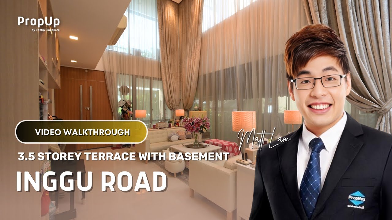 Inggu Road 3.5 Storey Terrace with Basement Walkthrough - YouTube