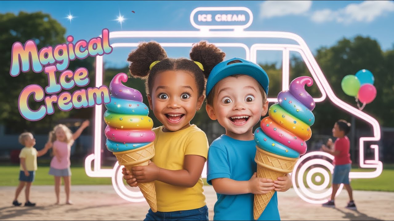 The Invisible Ice Cream Truck 🍦🚚 ( Funny & Magical Kids Story ) - YouTube