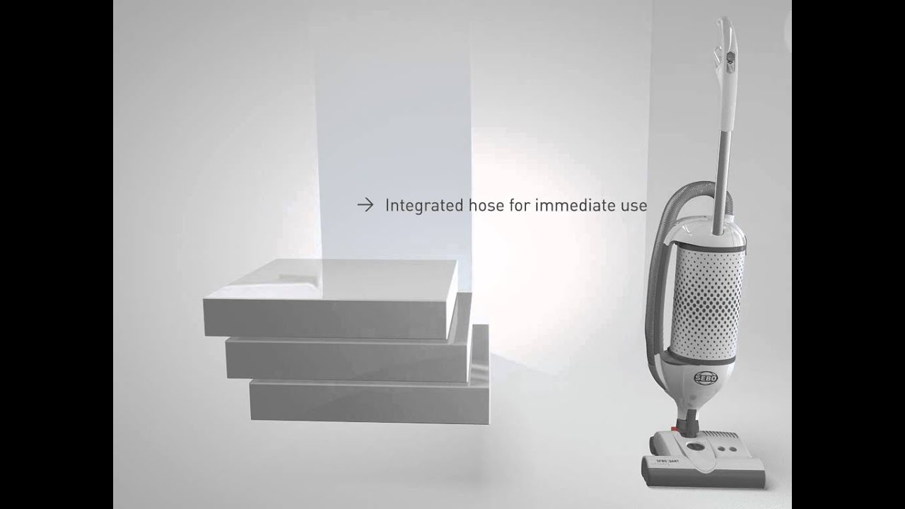 Sebo Dart Upright Vacuum Cleaner - YouTube