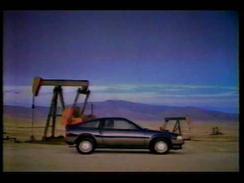 83' Honda CRX HF Commercial - YouTube