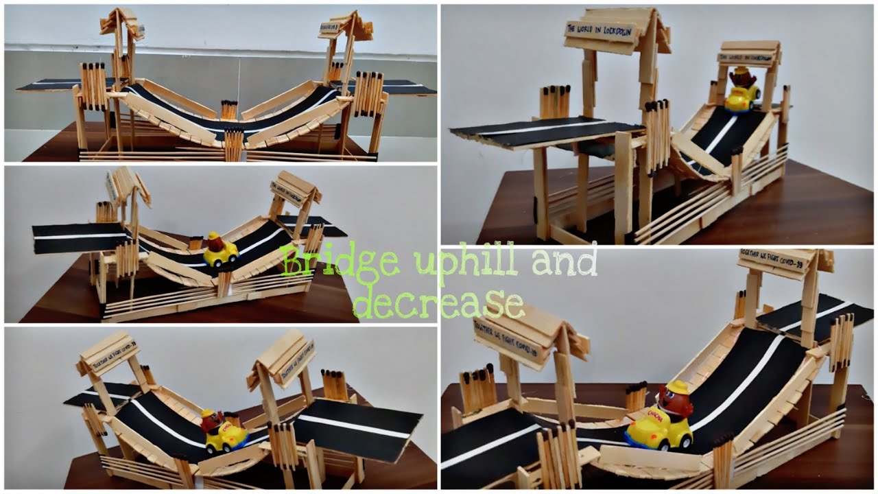 How to Make Bridge Uphill and Downhill (Decrease) // DIY with Popscile ...
