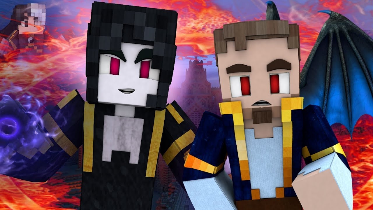 WIZARD BATTLE! - Minecraft SCHOOL OF MAGIC #3 (Wizard Minecraft ...