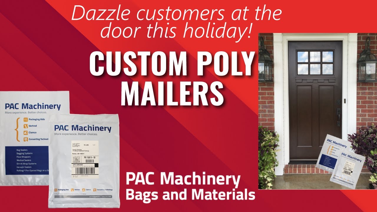 Custom Poly Mailers for Auto Bagging - YouTube
