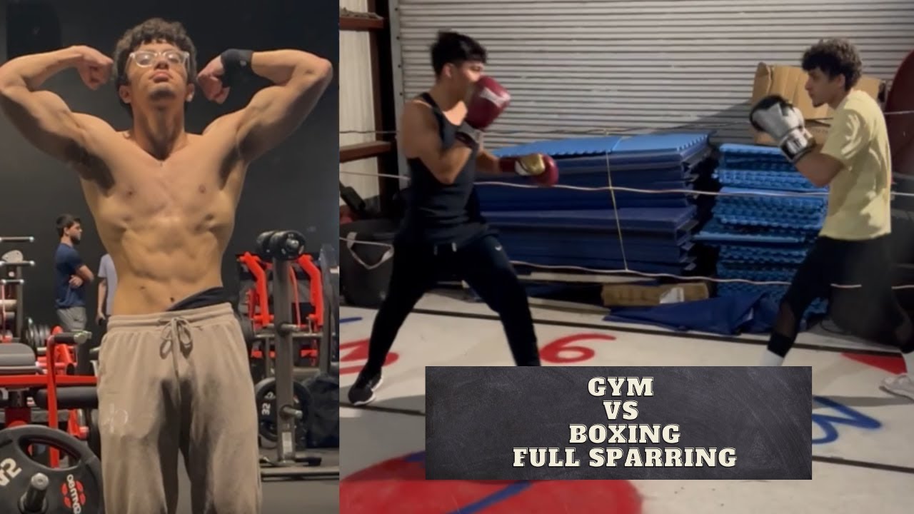This is what happens when a bodybuilder steps into the boxing ring ...