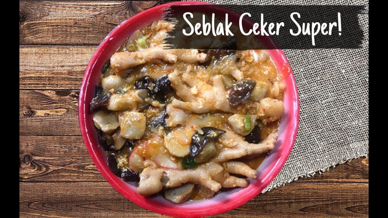 Seblak Ceker dan Jamur Merang - Pawon Desa - YouTube