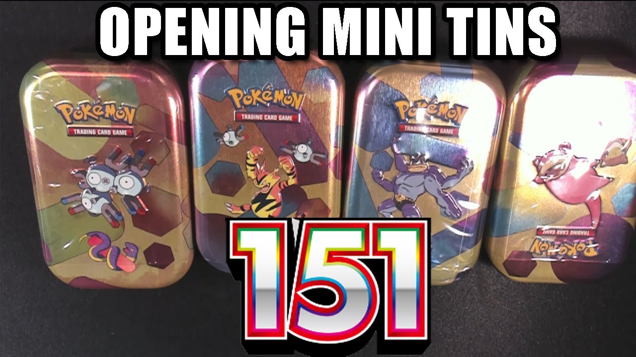 Opening Pokemon 151 Mini Tins - Will The Hits Keep Coming? - YouTube