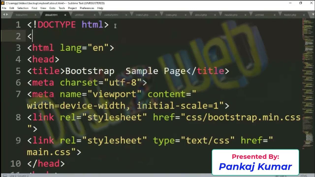 Semantic Markup Practice | Web Technology and Its Application | 18CS63 | CSE | IS | VTU - YouTube