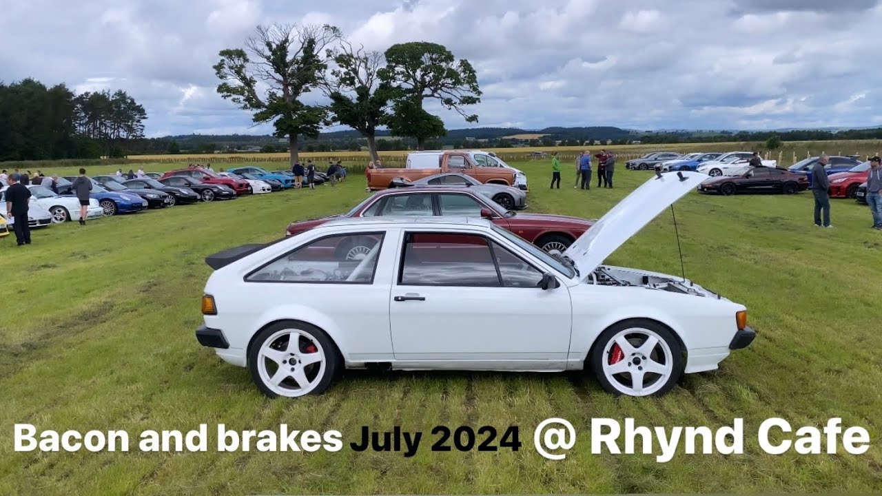 Bacon and Brakes July 2024 @ Rhynd Cafe - RWD Mk2 Scirocco 20v 1.8T ...