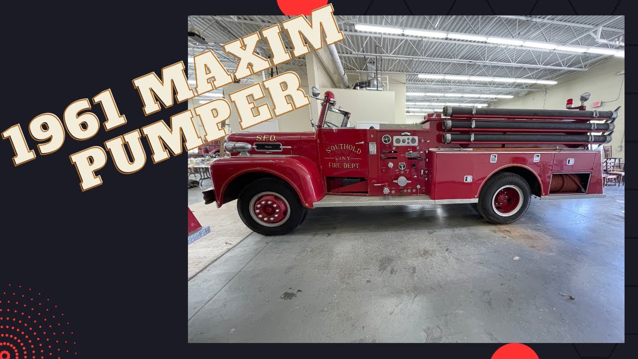 1961 Maxim Pumper Fire Truck - YouTube