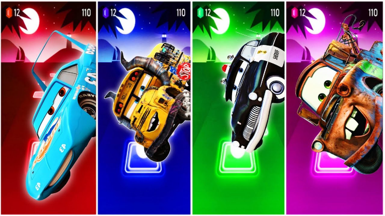Mater 🆚Evil Lightning McQueen ⚡🆚 Cars Mater Exe 🆚 Lightning McQueen 95⚡ ...