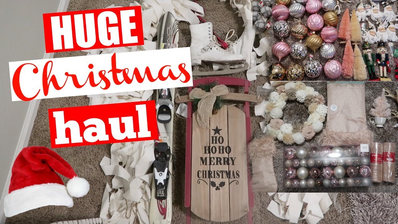 HUGE CHRISTMAS HAUL - YouTube