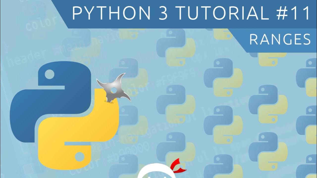 Python 3 Tutorial for Beginners #11 - Ranges - YouTube
