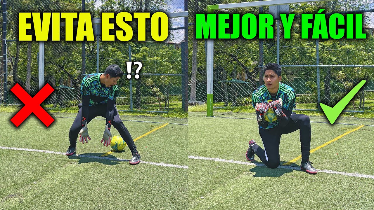 APRENDE 5 ATAJADAS BÁSICAS Y FÁCILES 🧤🥅 Que todo PORTERO de FUTBOL debe ...