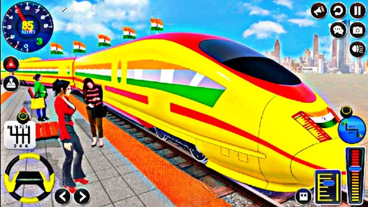 CITY TRAIN DRIVING SIMULATOR | AMAZING PLATFORMS | 3D GRAPHICS ...