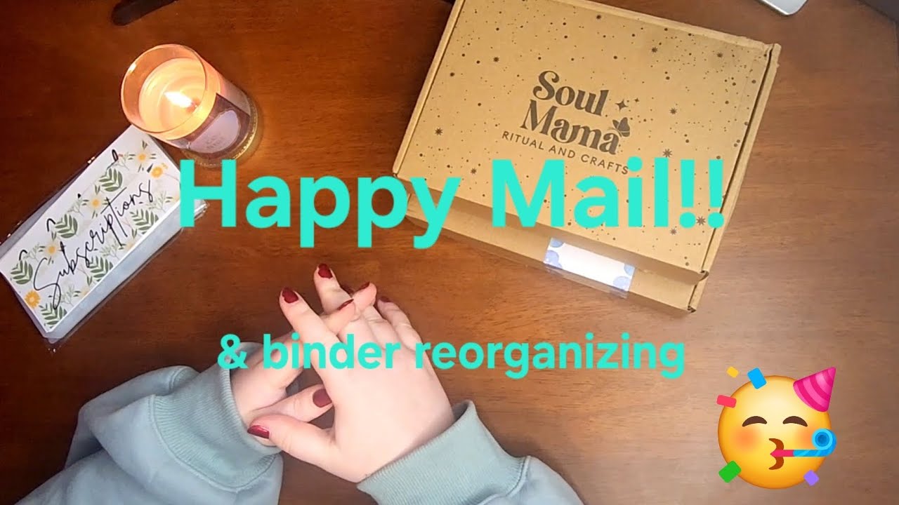 Happy Mail | reorganizing binders | new binders | - YouTube