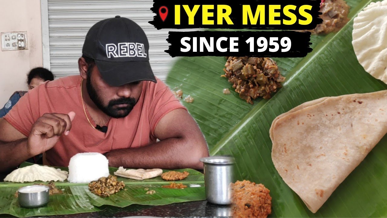 Authentic South India Vegetarian Meals - Iyer Mess - Banana Leaf ...