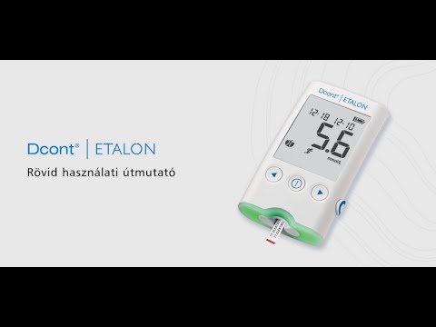Dcont ETALON - hogyan mérjük helyesen vércukorszintünket