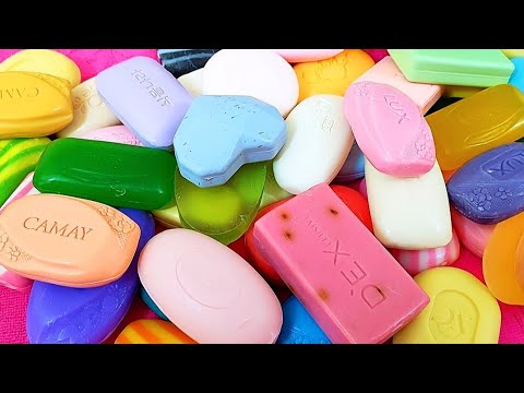 Unpacking Colored Soap - Big chunks - Asmr - YouTube