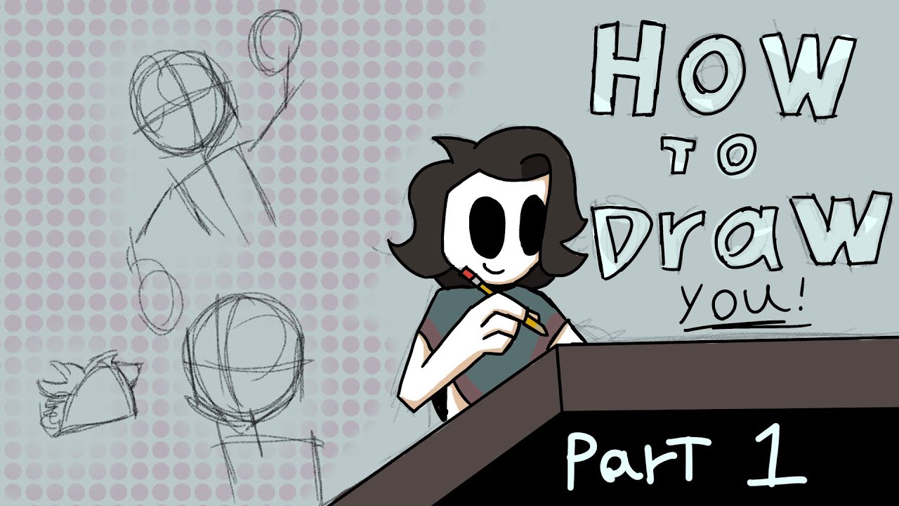 How to draw yourself in my art style - YouTube