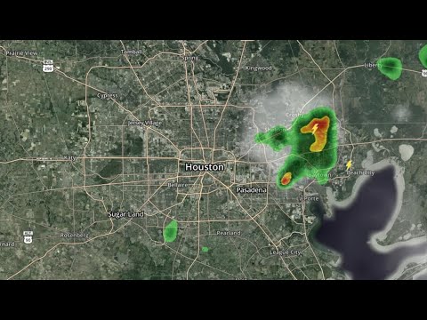 Live radar: Storms moving through Houston - YouTube