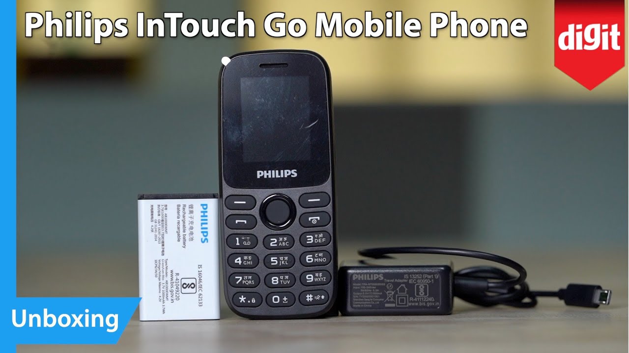 Philips InTouch Go Mobile Phone Unboxing - YouTube