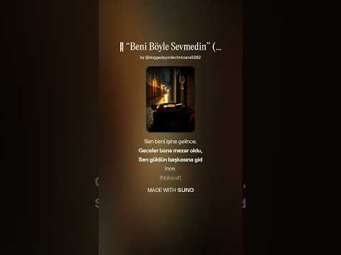 🎵 “Beni Böyle Sevmedin” Kısa & Damar A #suatbatal #arabesk #damararabesk #damar #shortvideo  #music