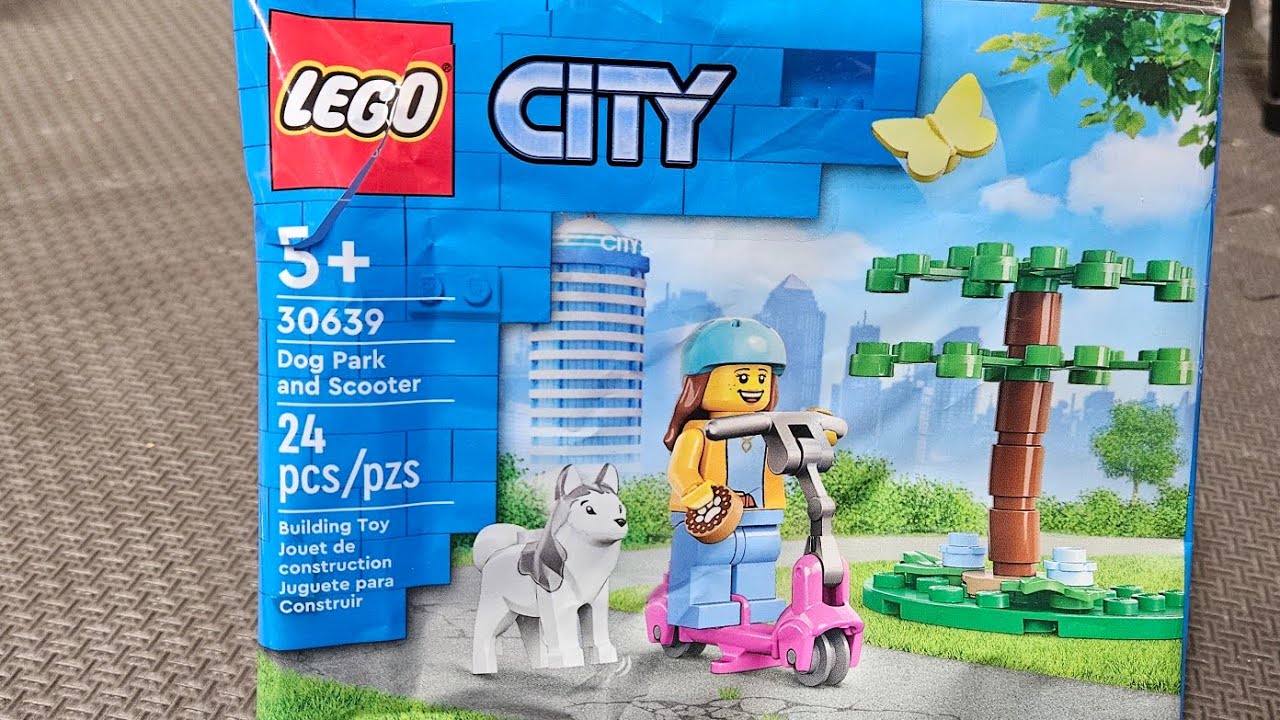 Lego City 30639 Dog Park and Scooter - YouTube