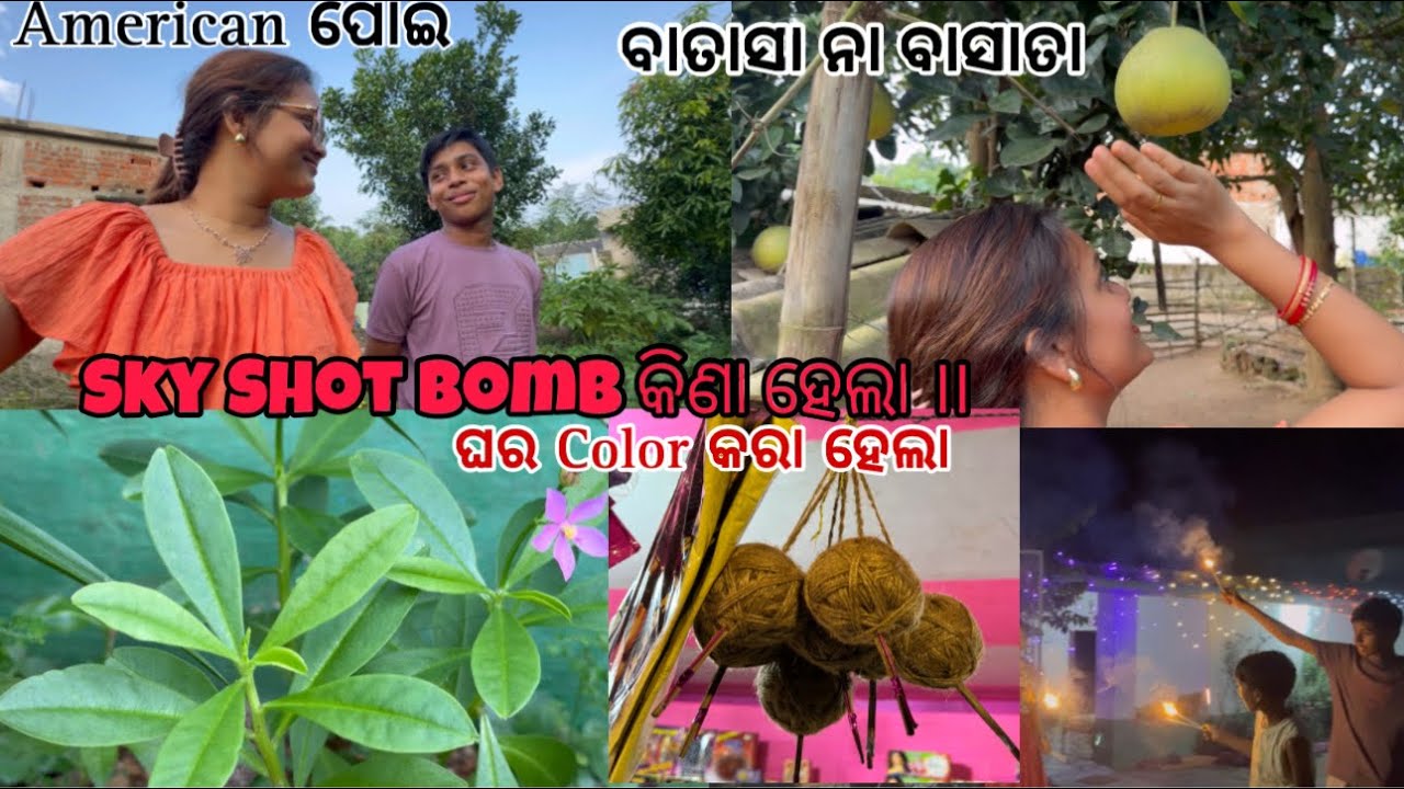 Bomb Pataka କିଣା ହେଲା ,ଘର colour ଏବଂ Diwali light 💡ସବୁ ଲାଗିଲା ...